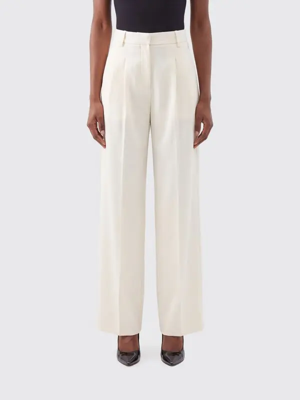 Andamane High-waisted Tailored Wide-leg Wool Blend Trousers