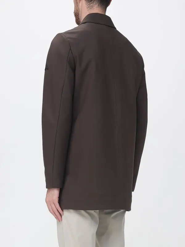 HESKIMO Waterproof Knee-length Stretch-nylon Trench Coat - Brown