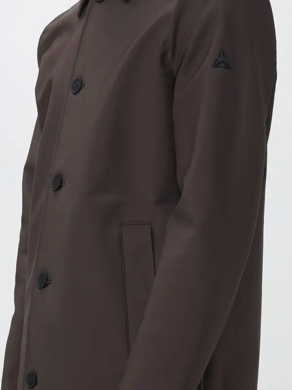 HESKIMO Waterproof Knee-length Stretch-nylon Trench Coat - Brown