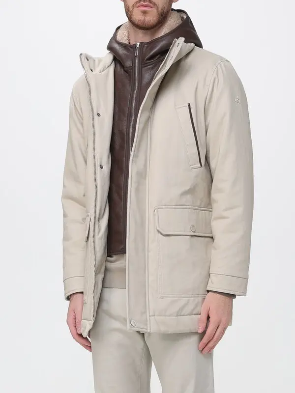 HESKIMO Padded Cotton Parka With Shearling Hood
