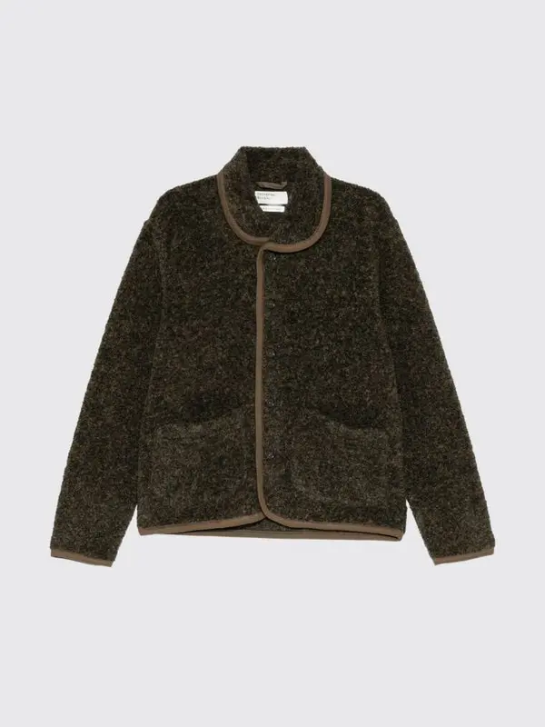 Universal Works Peter Pan Collar Wool-blend Fleece Jacket