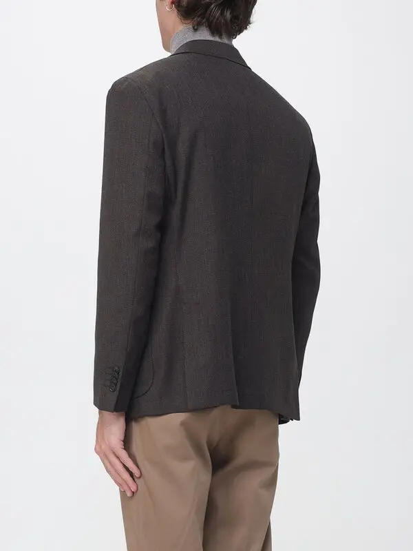 MANUEL RITZ Single-breasted Stretch-polyester Blazer With Patch Pockets