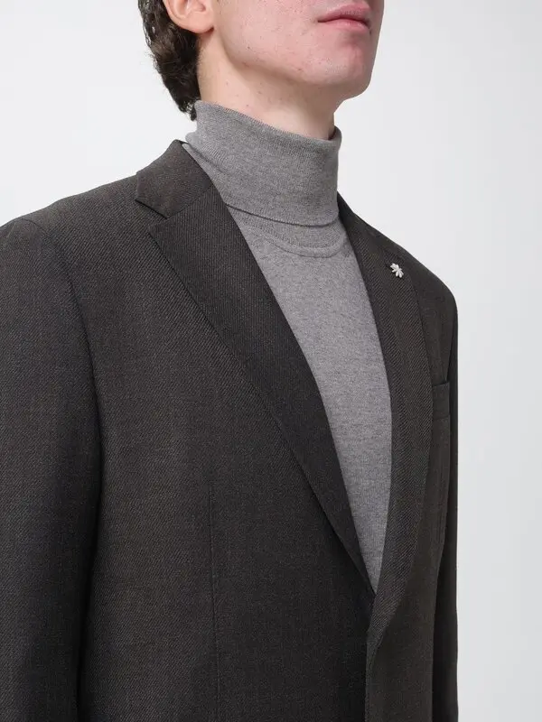MANUEL RITZ Single-breasted Stretch-polyester Blazer With Patch Pockets