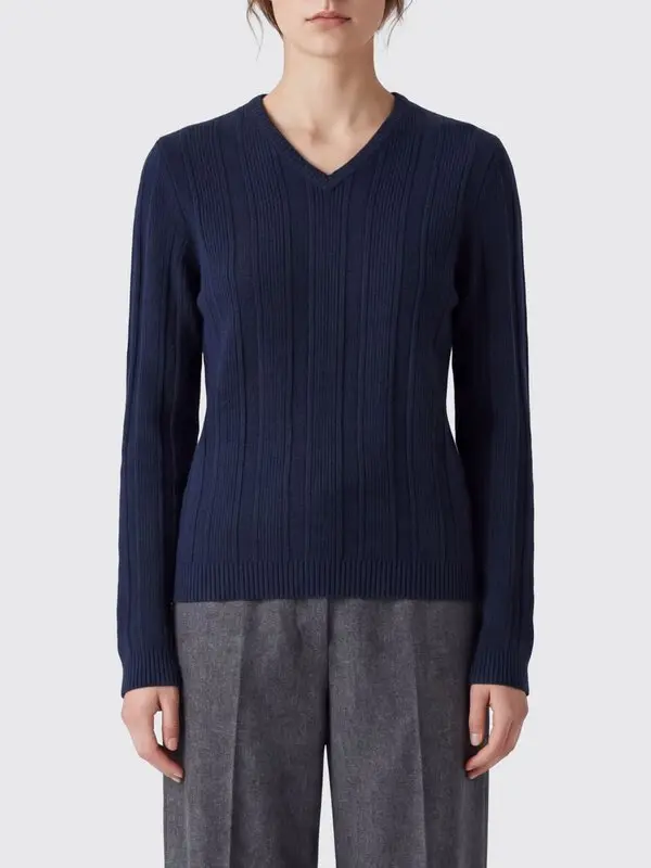 Paloma Wool V-neck Merino Wool And Cashmere Blend Jumper - Blue