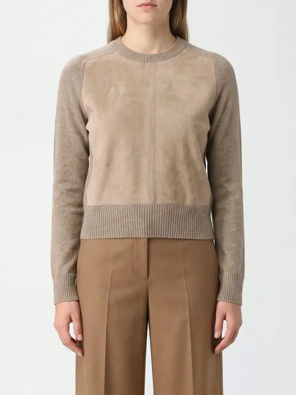 Max Mara Virgin Wool And Cashmere Blend Crewneck Jumper