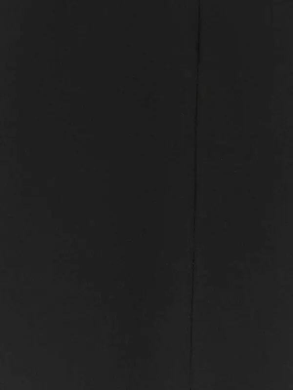 Sportmax Long-sleeved Sheer Silk Turtleneck Top