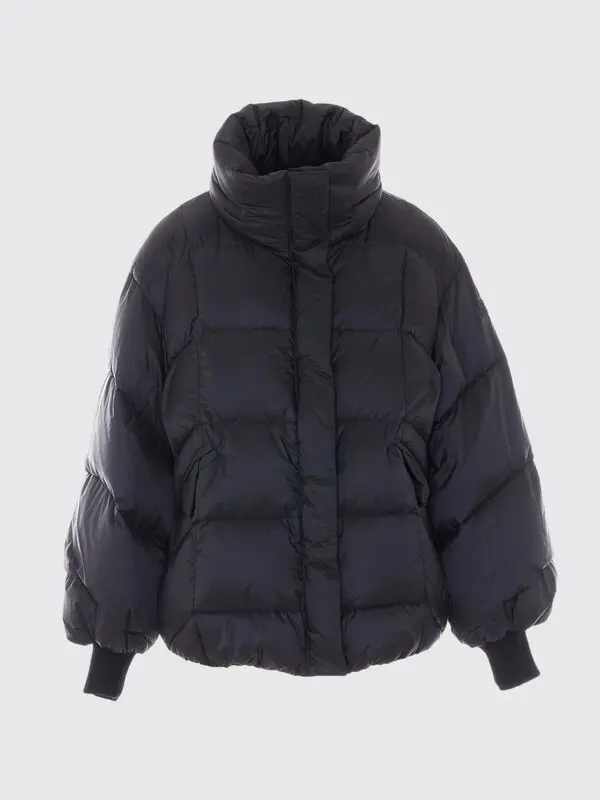 TATRAS Short Water-repellent Puffer Jacket In Quilted Nylon With Funnel Neck - Black