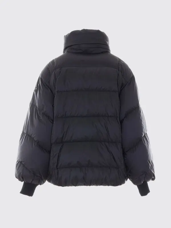 TATRAS Short Water-repellent Puffer Jacket In Quilted Nylon With Funnel Neck - Black