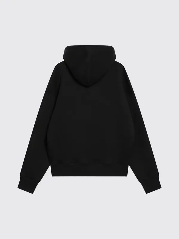AMI Paris Cotton Blend Hoodie With Kangaroo Pocket