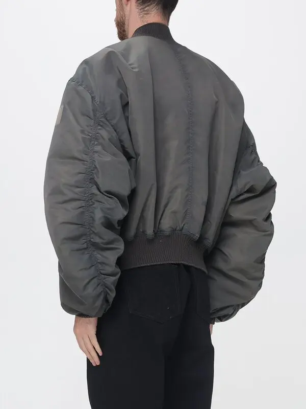 Rick Owens Oversized Water-repellent Padded Nylon Bomber Jacket With Zip Closure