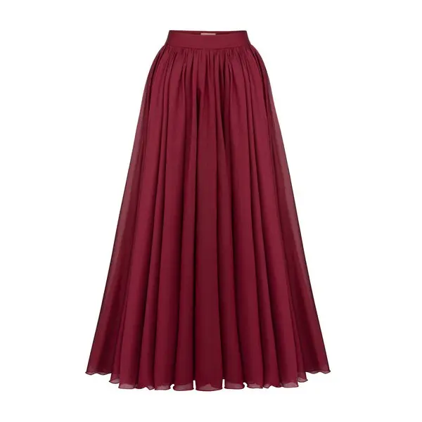 ELSAVA Aura Skirt Burgundy