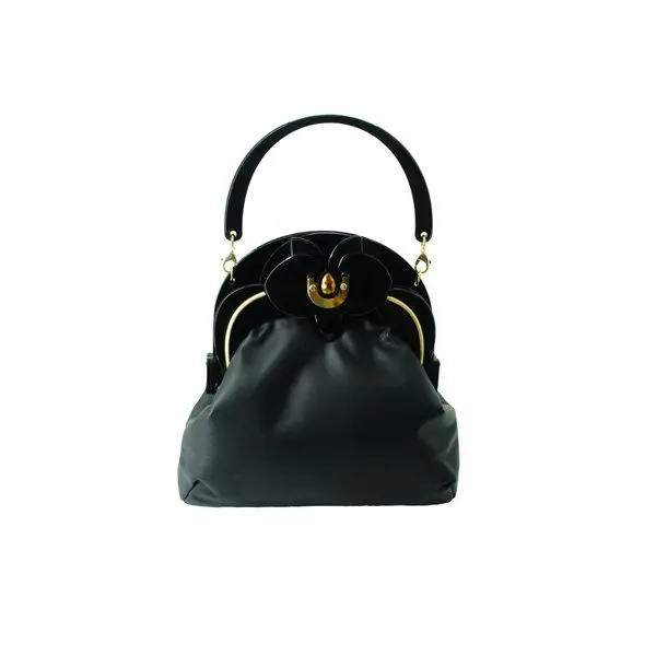 GISSA BICALHO Handmade Acylic Bag Orchid