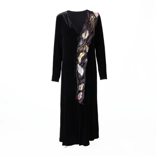 SANIYA KHAN Forest Vine Jacket - Black