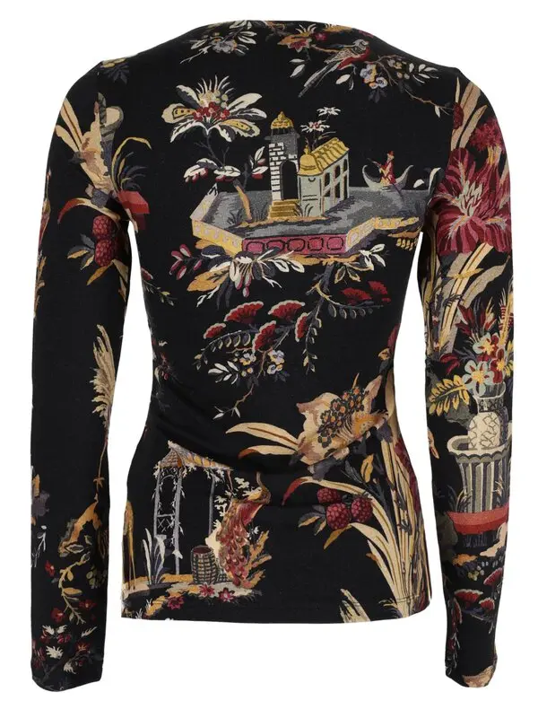 Etro Top A Maniche Lunghe