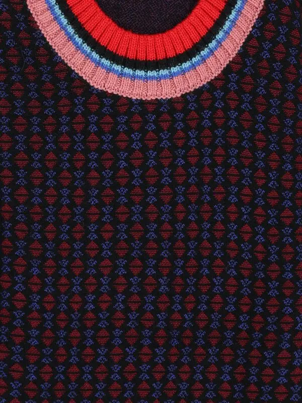 Dries Van Noten Gilet Con Motivo Geometrico