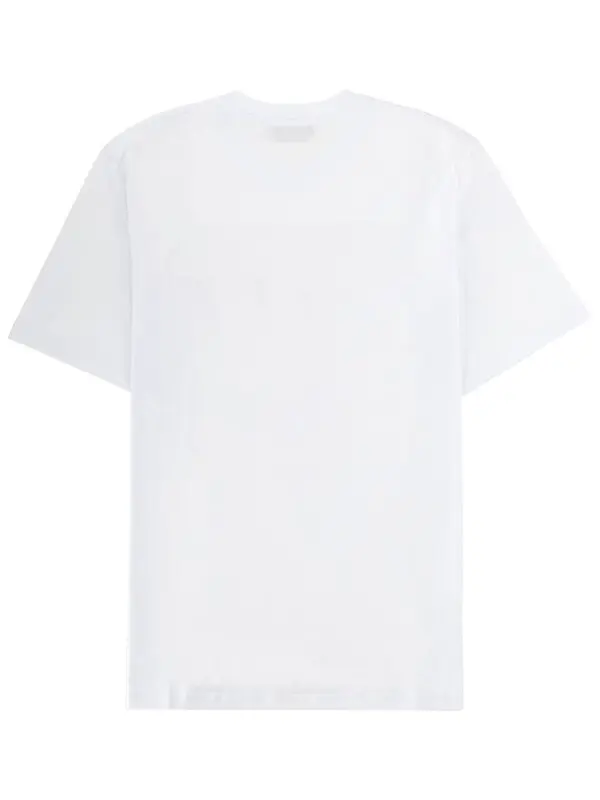MSGM T-shirt In Cotone Con Logo - White