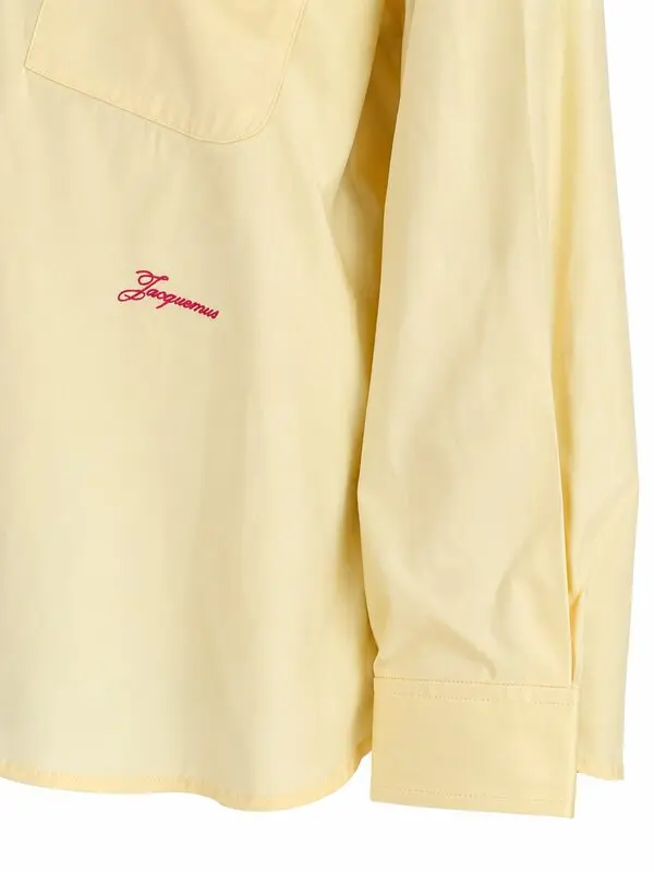 Jacquemus Camicia Asimmetrica In Cotone