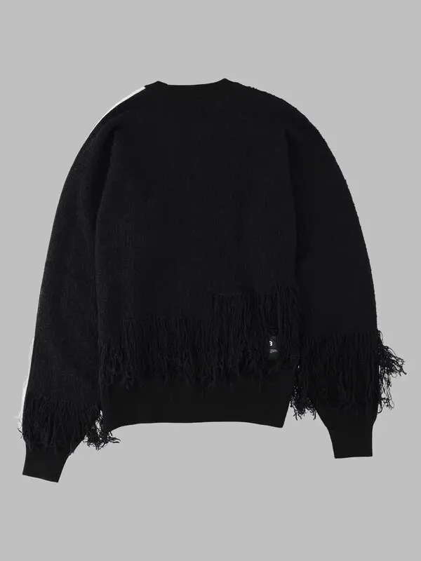 Y3 Maglia Con Dettaglio Sfrangiato