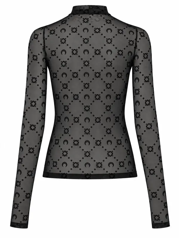 MARINE SERRE Top In Mesh Con Logo