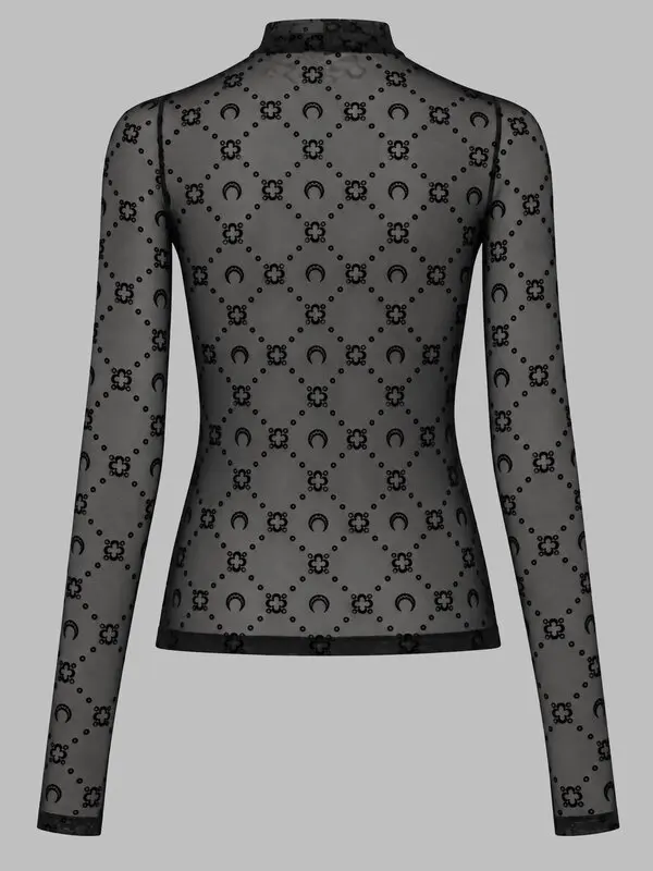 MARINE SERRE Top In Mesh Con Logo