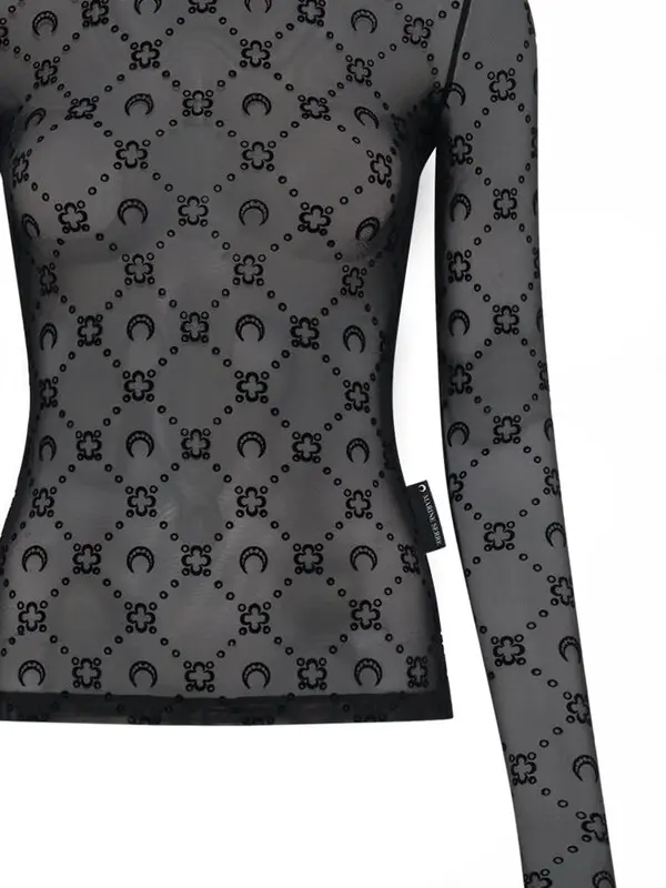 MARINE SERRE Top In Mesh Con Logo