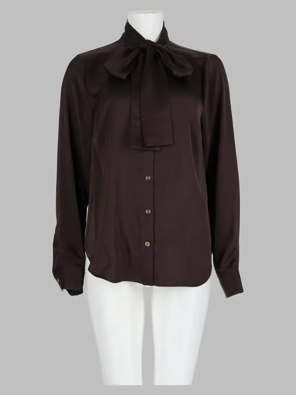 Michael Kors Camicia In Raso Con Fiocco
