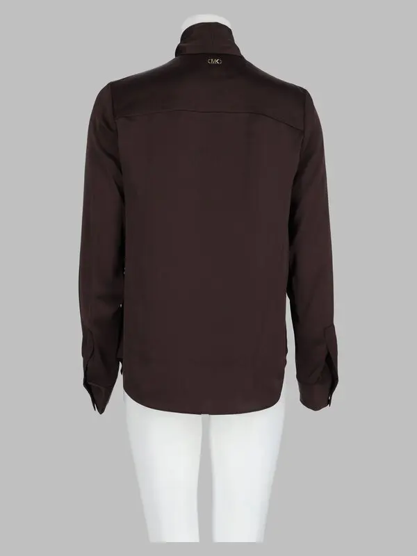 Michael Kors Camicia In Raso Con Fiocco
