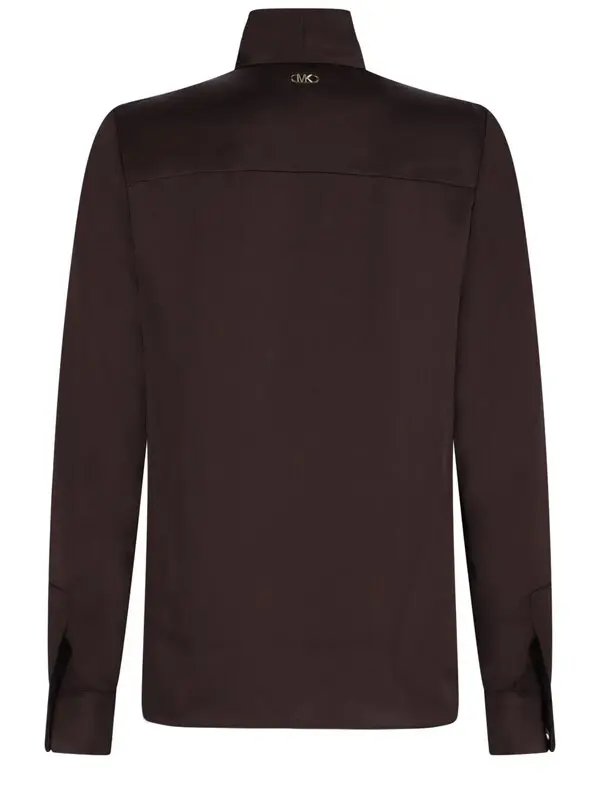 Michael Kors Camicia In Raso Con Fiocco