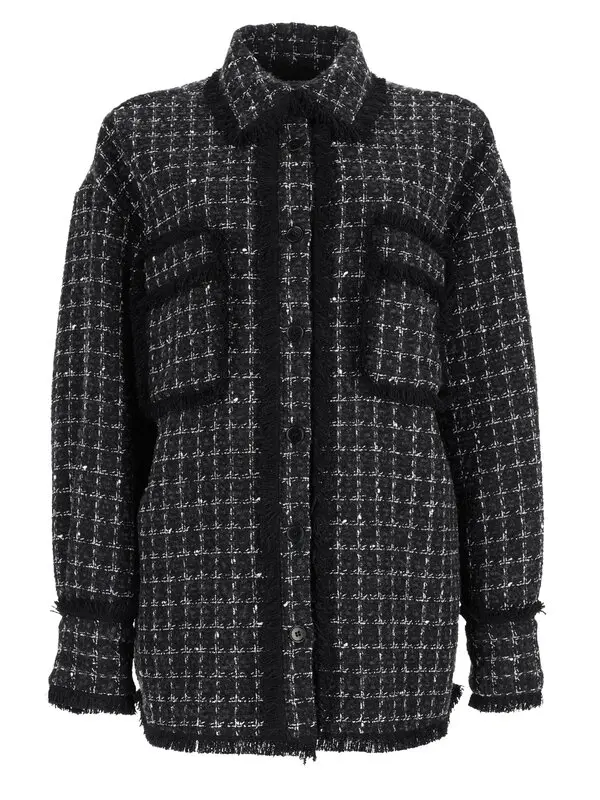 MSGM Camicia In Misto Cotone