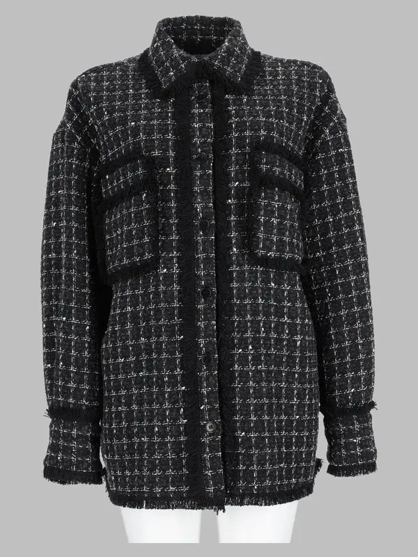 MSGM Camicia In Misto Cotone