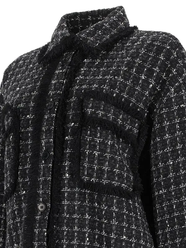 MSGM Camicia In Misto Cotone