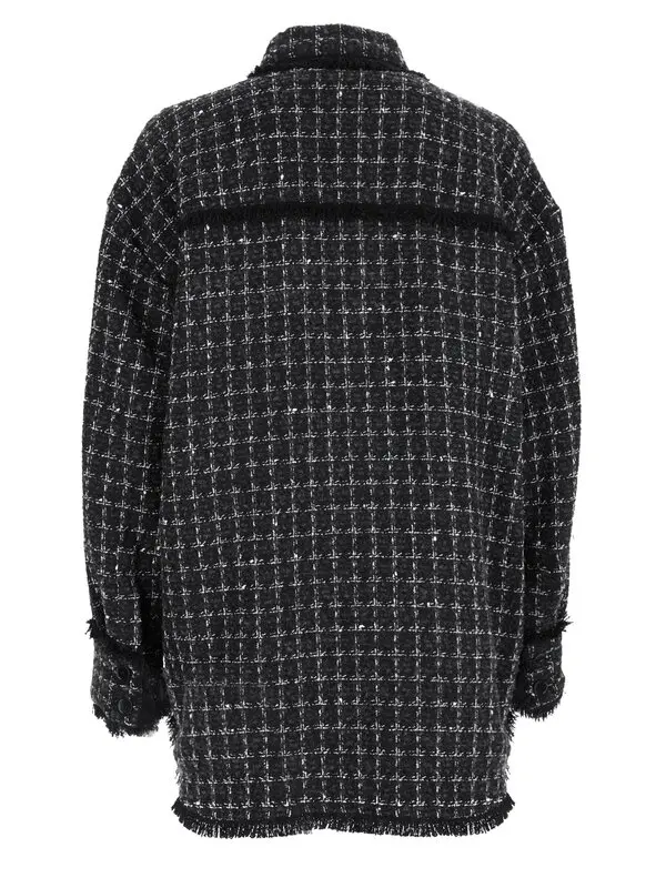 MSGM Camicia In Misto Cotone