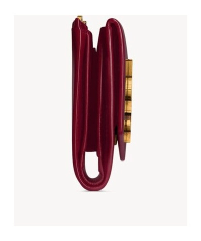 Saint Laurent Uptown Logo Plaque Wallet