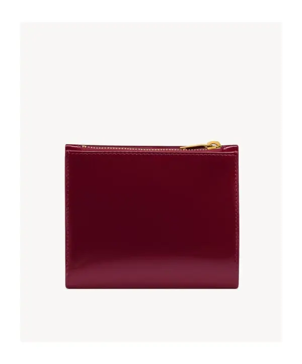 Saint Laurent Uptown Logo Plaque Wallet