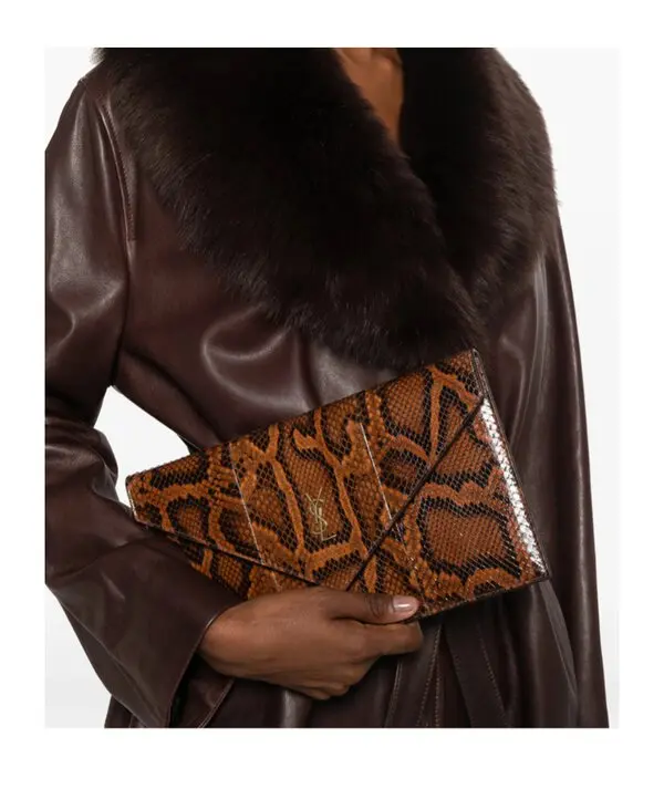 Saint Laurent Logo Clutch