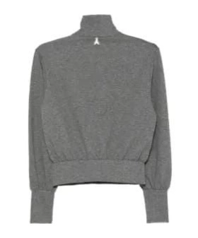 Patrizia Pepe High-neck Cutout Cropped Top