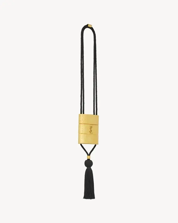 Saint Laurent Evening Opium Micro Minaudiere In Metal