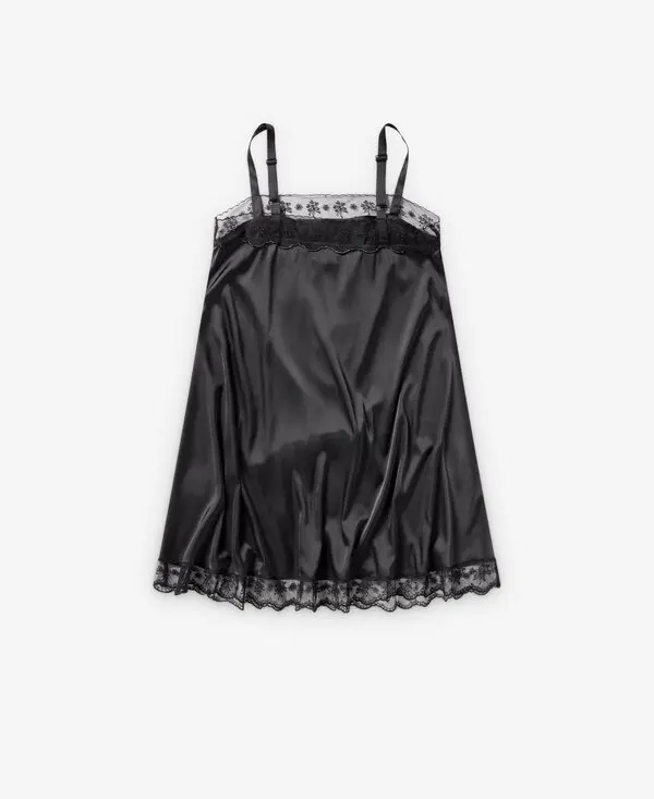 Simone Rocha Square-neck Lace-trim Dress