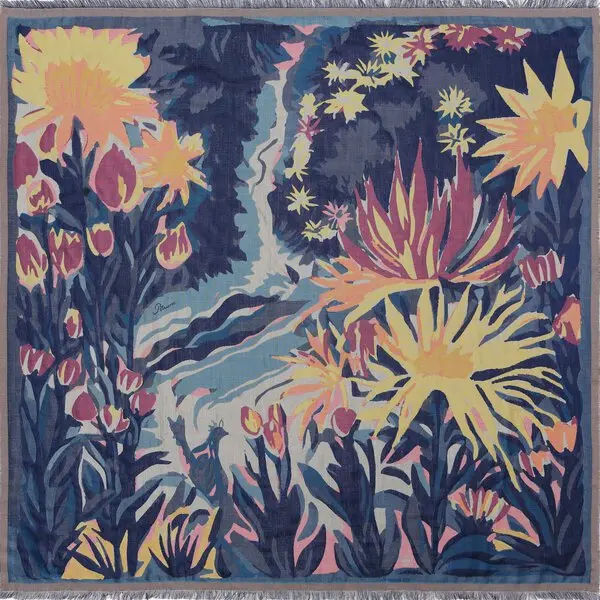 PETRUSSE Silk Scarf Yse Night