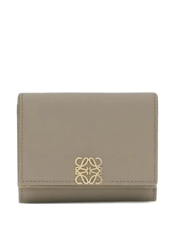 Loewe Anagram Leather Trifold Wallet