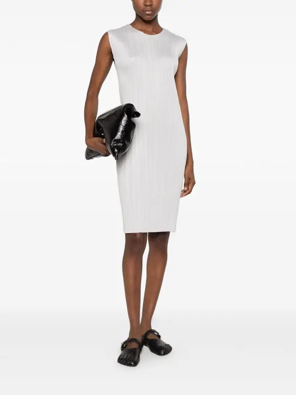 Issey Miyake Pleated Short Dress