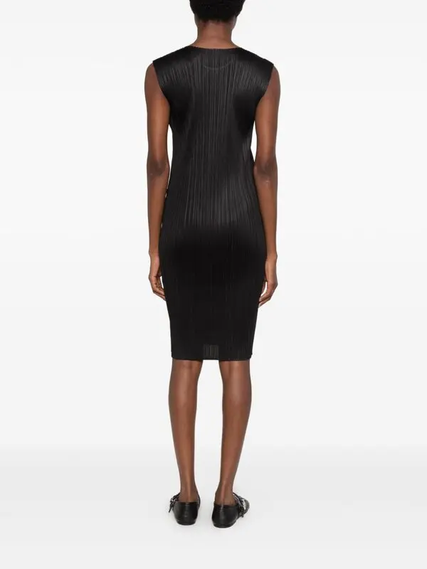 Issey Miyake Pleated Short Dress