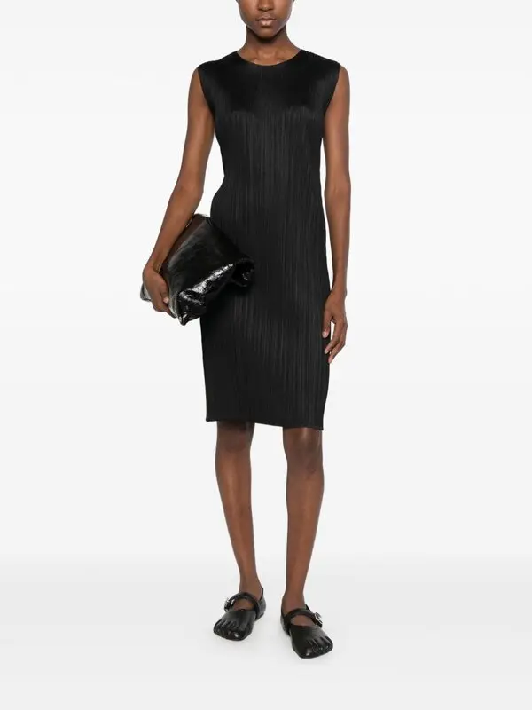 Issey Miyake Pleated Short Dress