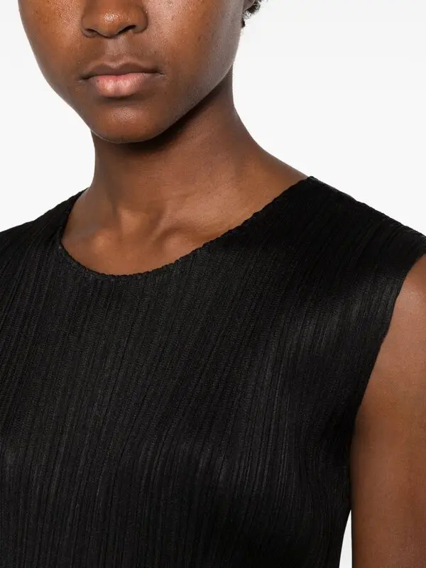 Issey Miyake Pleated Short Dress