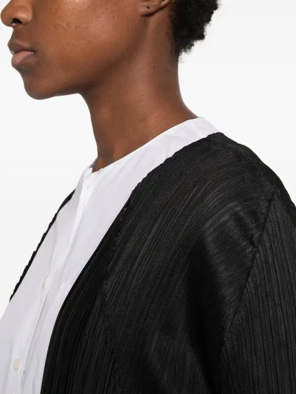 Issey Miyake Pleated Cardigan