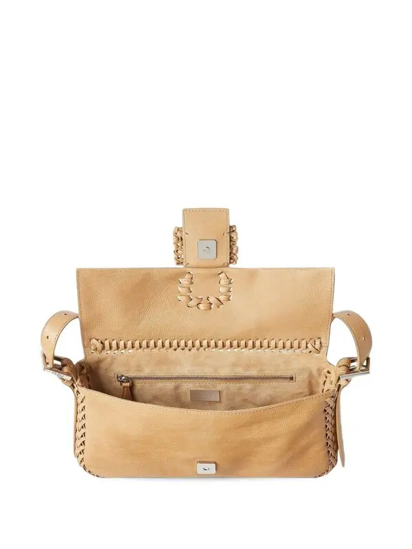 Fendi Baguette Leather Shoulder Bag