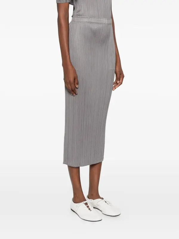 Issey Miyake Pleated Long Skirt