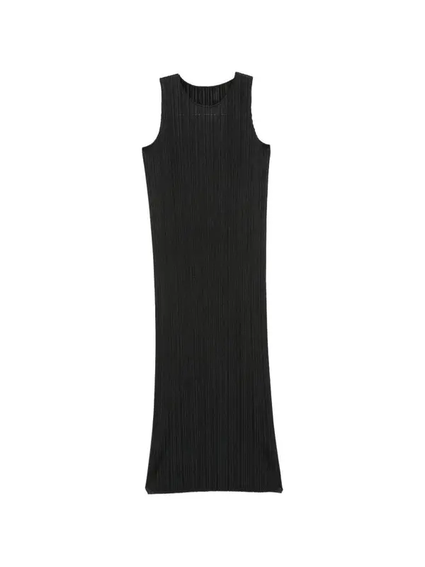 Issey Miyake Pleated Long Dress