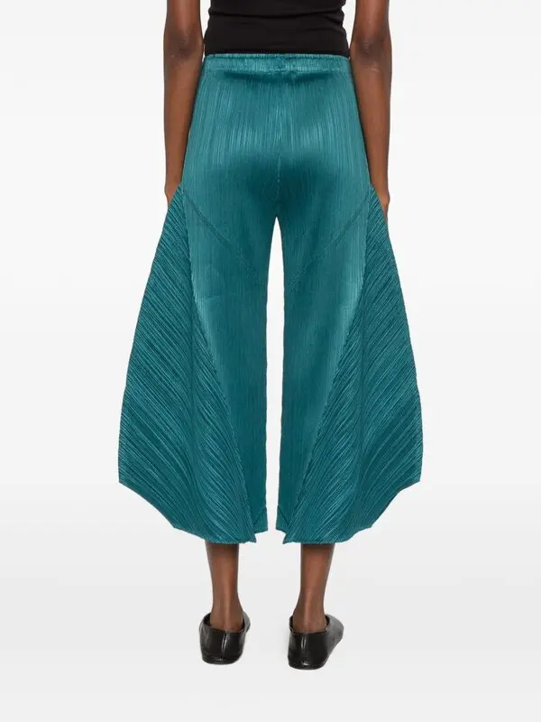 Issey Miyake Pleated Wide-leg Trousers