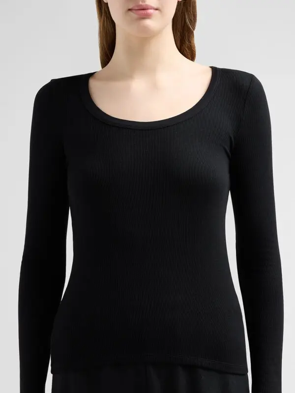 Majestic Filatures Soft Touch Scoopneck Sweater